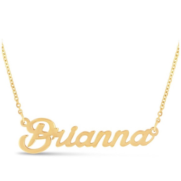 Jewelry | Brianna Gold Name Necklace | Poshmark